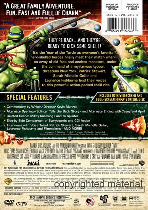 TMNT (DVD 2007) | DVD Empire