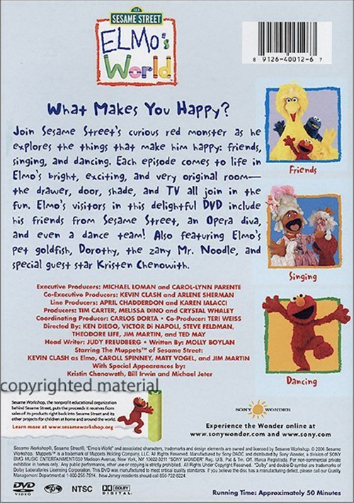 Elmo's World: What Makes You Happy? (DVD) | DVD Empire