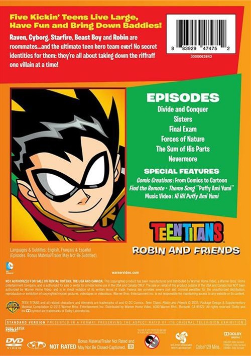 Teen Titans: Robin And Friends (DVD) | DVD Empire