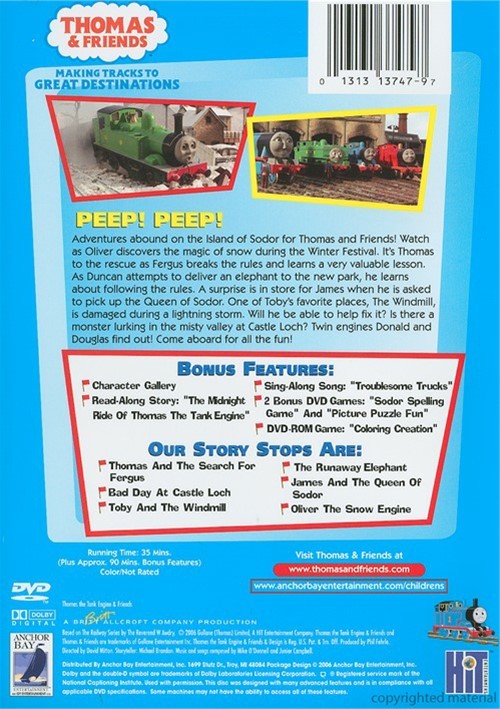Thomas & Friends: Thomas & The Really Brave Engines (DVD 2006) | DVD Empire